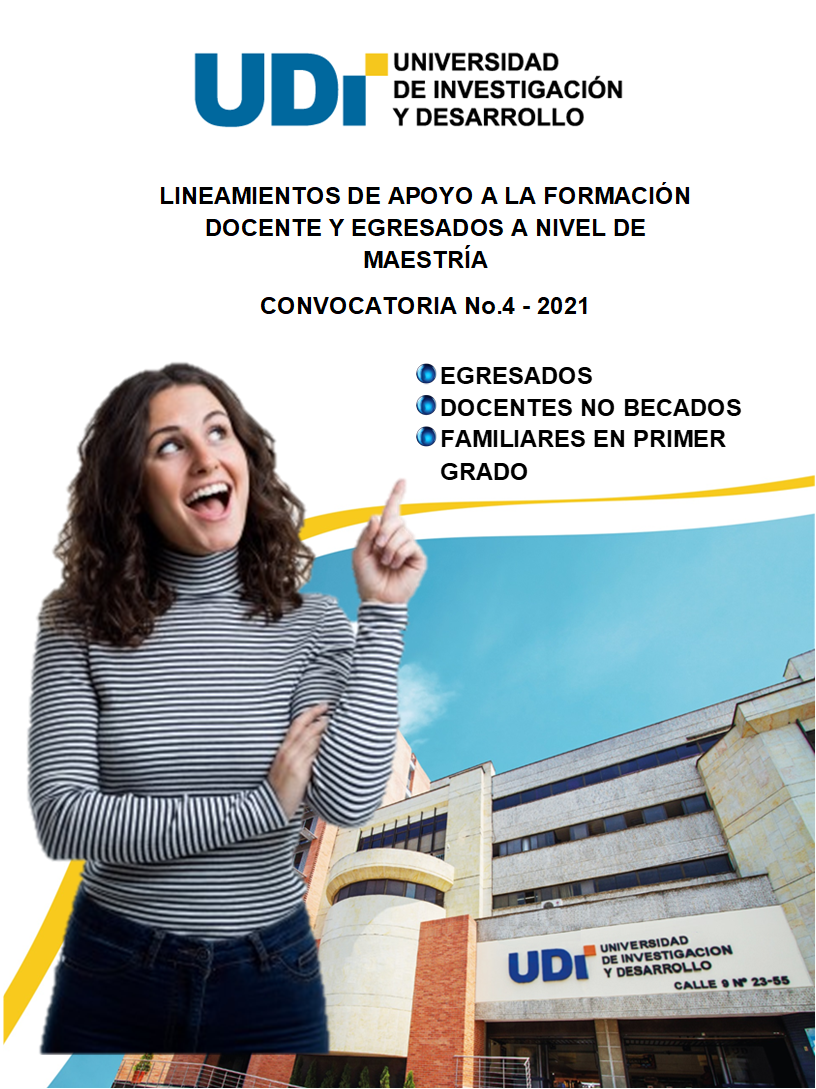 convocatorias maestrías - Universidad de Investigación y Desarrollo - UDI